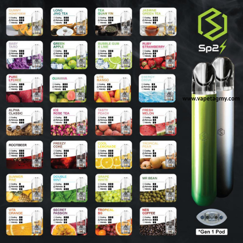 SP2 Pod Flavor Sp2s v1– VAPETAG Malaysia