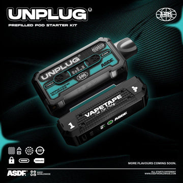ASDF OFFGRID Unplug Prefilled Pod Starter Kit VAPETAPE– VAPETAG Malaysia