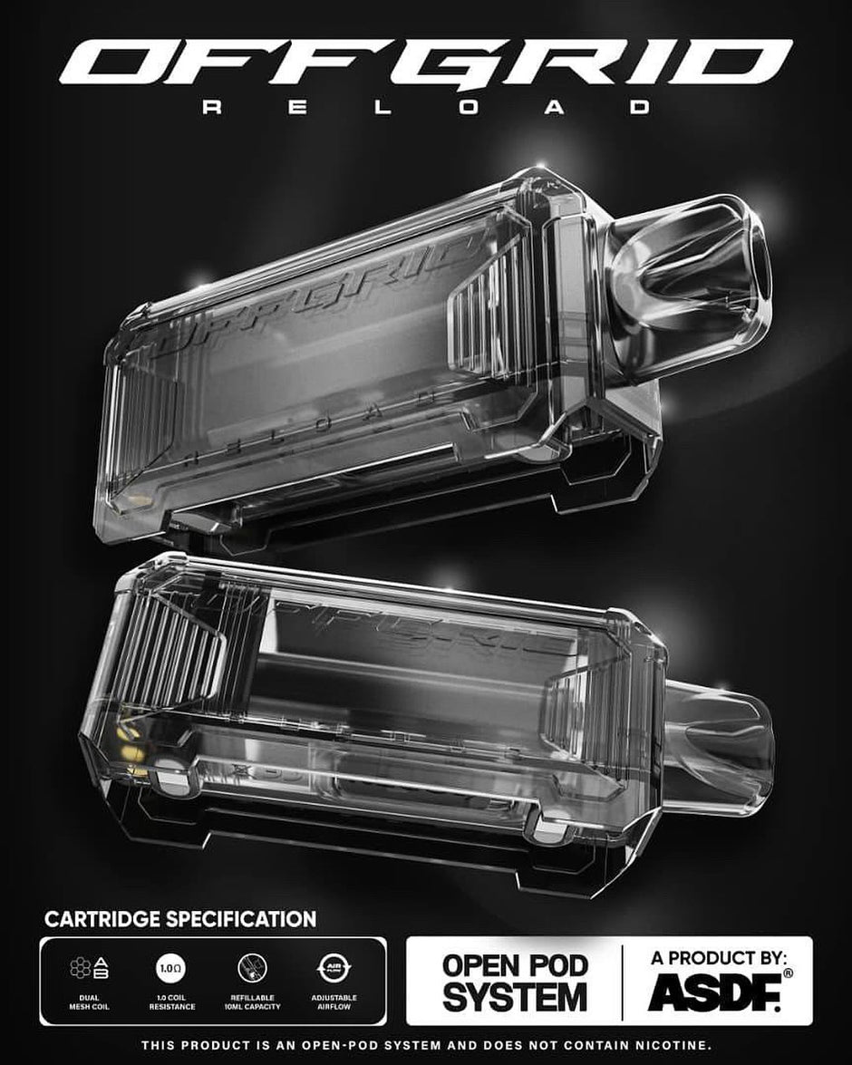 ASDF OFFGRID Reload Cartridge / Unplug E-Liquid 15ML– VAPETAG Malaysia