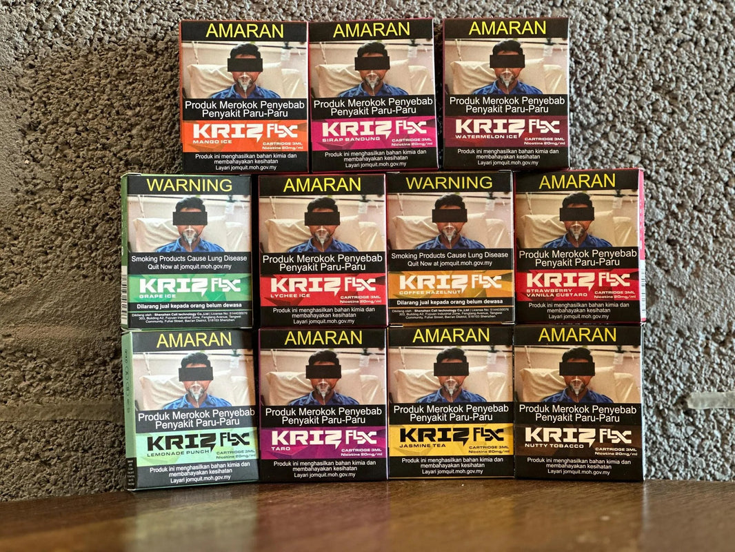 Carabat lex2 Pod Device and KRIZ FLZ Flavor Pods– VAPETAG Malaysia