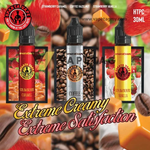 Sparta Vape Creamy HTPC 30ml– VAPETAG Malaysia