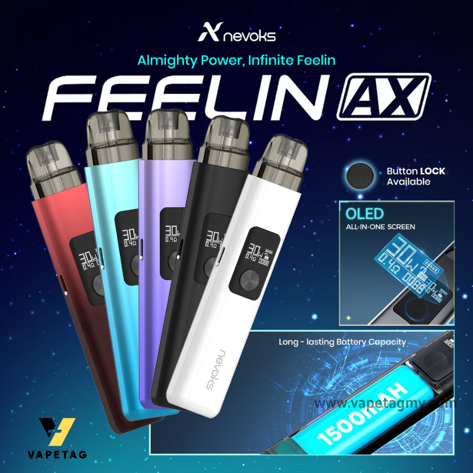 Nevoks Feelin AX Pod Kit– VAPETAG Malaysia