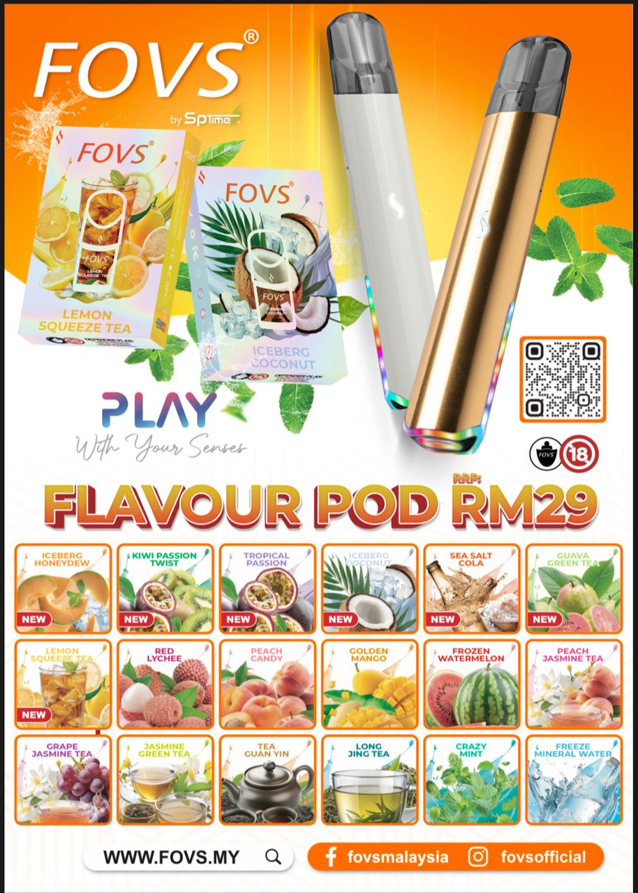 FOVS Pod Compatible SP2 / LANA 3pcs Pack– VAPETAG Malaysia