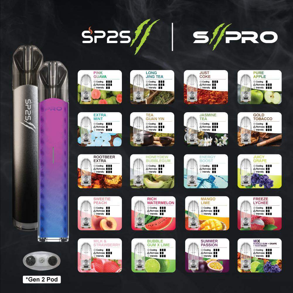 SP2s Pro v2 SP2 Pod– VAPETAG Malaysia